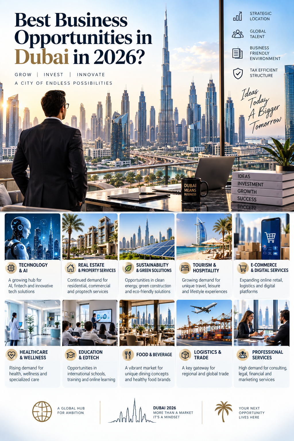 Best Business Opportunities In Dubai In 2026