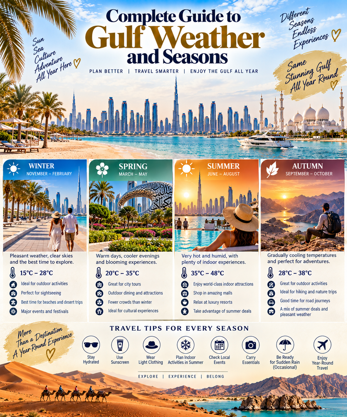 Gulf Weather And Seasons Complete 2026 Best Travel Guide